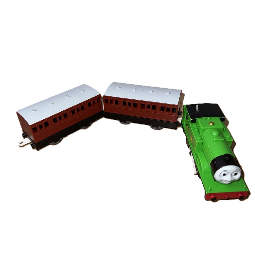 TOMY Thomas & Friends Plarail Trackmaster Oliver with Passenger Cars ...