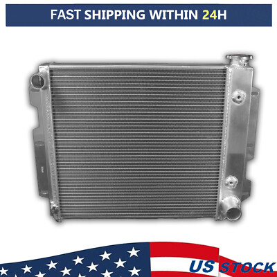 Aluminum Radiator For Chevy V8 Engine Swap Jeep Wrangler TJ YJ (AT/MT ...