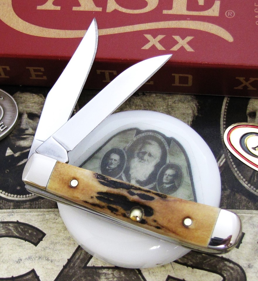 Case XX Stag Tiny Trapper Knife 2025 SPECTACULAR Stag Exact Knife Shown NEW! NR | eBay