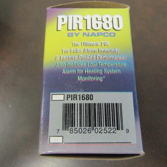 NAPCO PIR1680 PIR SENSOR LOW TEMP ALARM FOR HEATING SYSTEM MONITORING ...