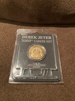 Derek Jeter 3000th Career Hit Highland Mint Coin | eBay