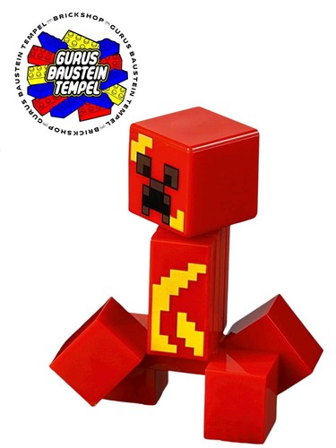 LEGO Minecraft roter exploding CREEPER Figur Minifigur min108 Villager ...