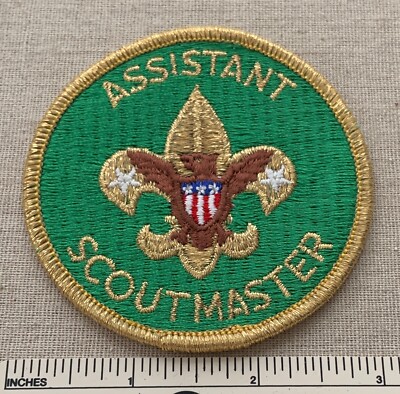 Vintage TRAINED ASSISTANT SCOUTMASTER Boy Scout Position PATCH BSA ...