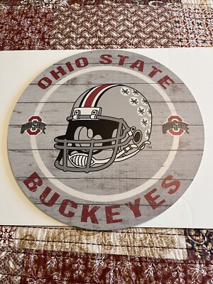 KH Sports Fan 20" Classic Ohio State Circle Sign | eBay