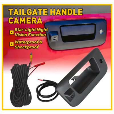 Tailgate Handle Bezel Backup Camera For Chevrolet Silverado/GMC Sierra ...