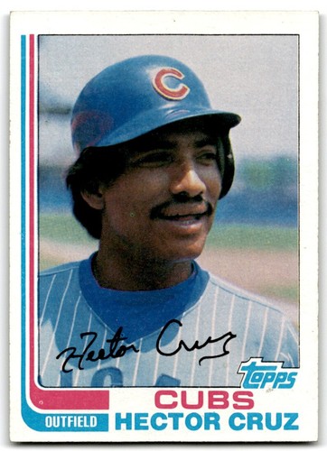 1982 Topps Hector Cruz Chicago Cubs #663 | eBay