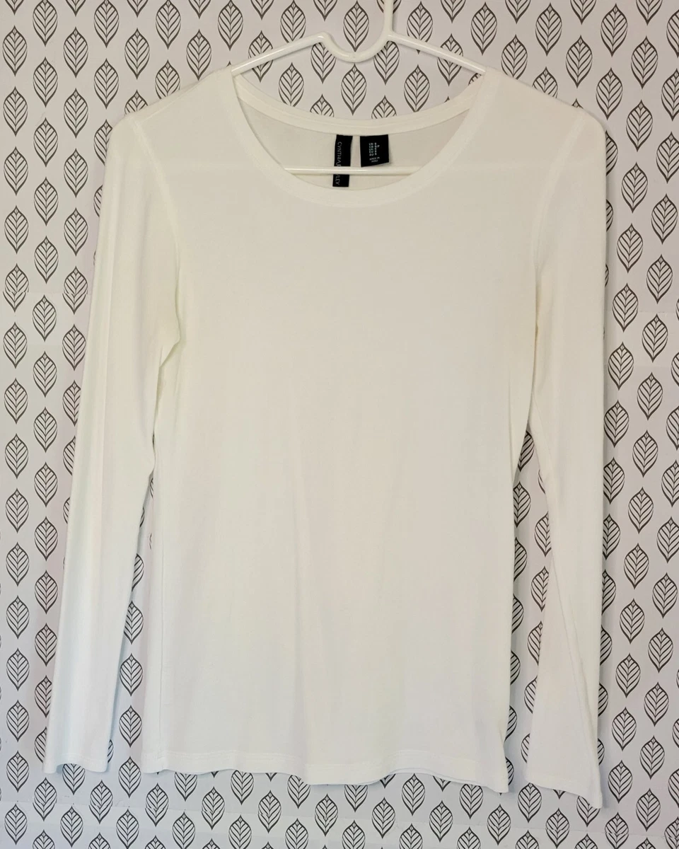 Cynthia Rowley Scoop Neck T Shirts