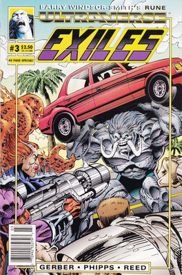 Exiles (Malibu) #3 (Newsstand) FN; Malibu | Ultraverse - Steve Gerber ...