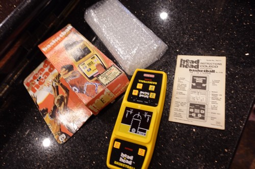Vintage COLECO Basketball Handheld Electronic tabletop Video Arcade ...