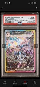 Ceruledge ex 2025 Scarlet & Violet: Prismatic Evolutions #147/131 ...