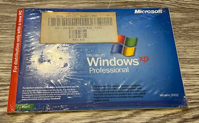 NEW Microsoft Windows XP Professional SP 1 Reinstallation CD 2002 For ...