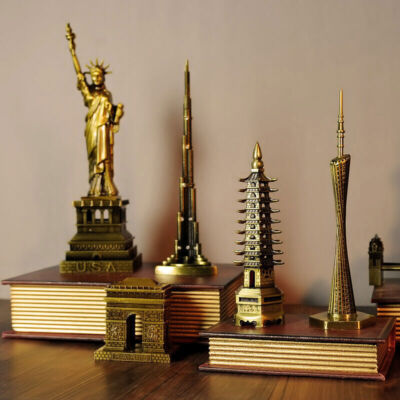 House Warming Gift Zinc Alloy Famous Building Model Table Decoration ...