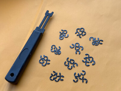 E-CLIP installer tool ETH-3 3mm & 50 E-clips 3mm | eBay