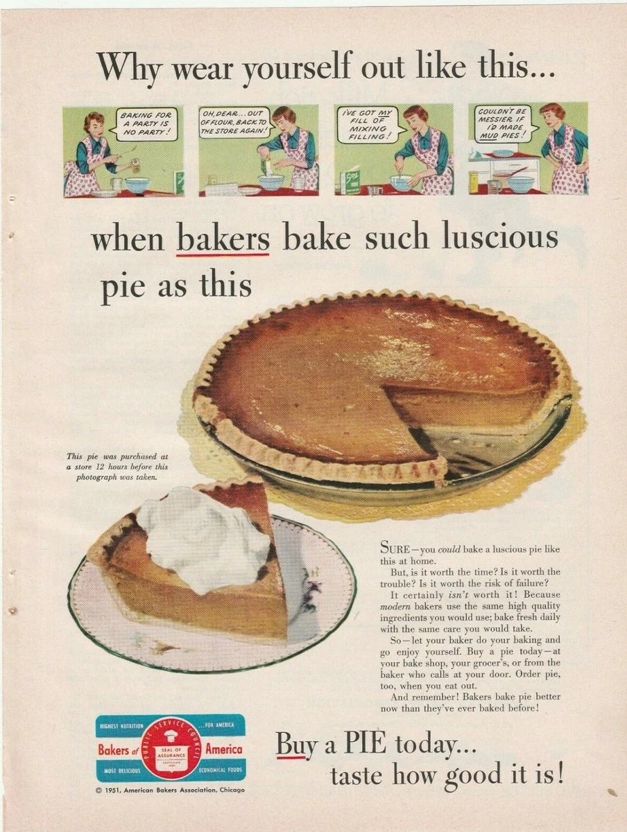 Vintage Pie Ads Magazine