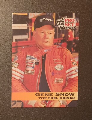 Gene Snow #29 Racing 1992 Pro Set NHRA | eBay