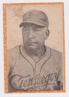 1946 Propagandas Montiel Cuban Dolf Luque Reds Giants Braves Negro ...