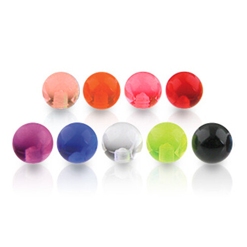 1.2 to 1.6mm Piercing Screw Ball Acrylic Replacement Closure Ball Z339 ...