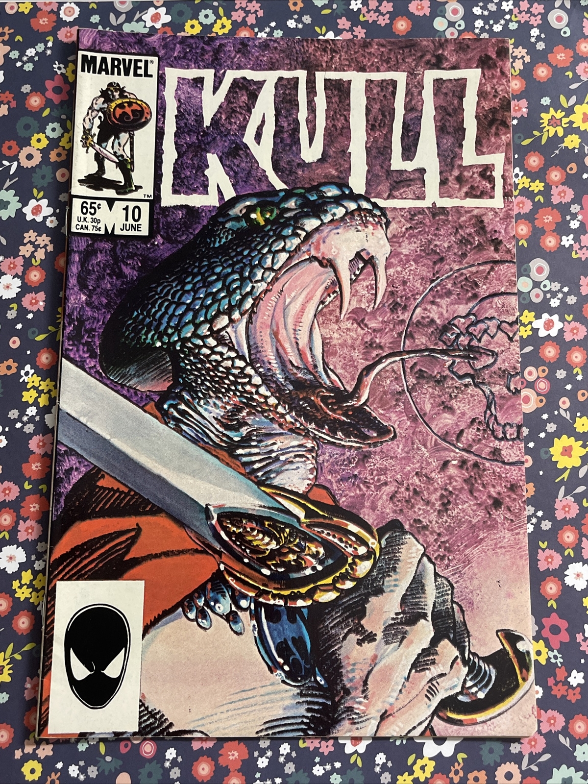 KULL THE CONQUEROR #10 BARRY WINDSOR-SMITH SNAKEMAN COVER 1985 marvel ...