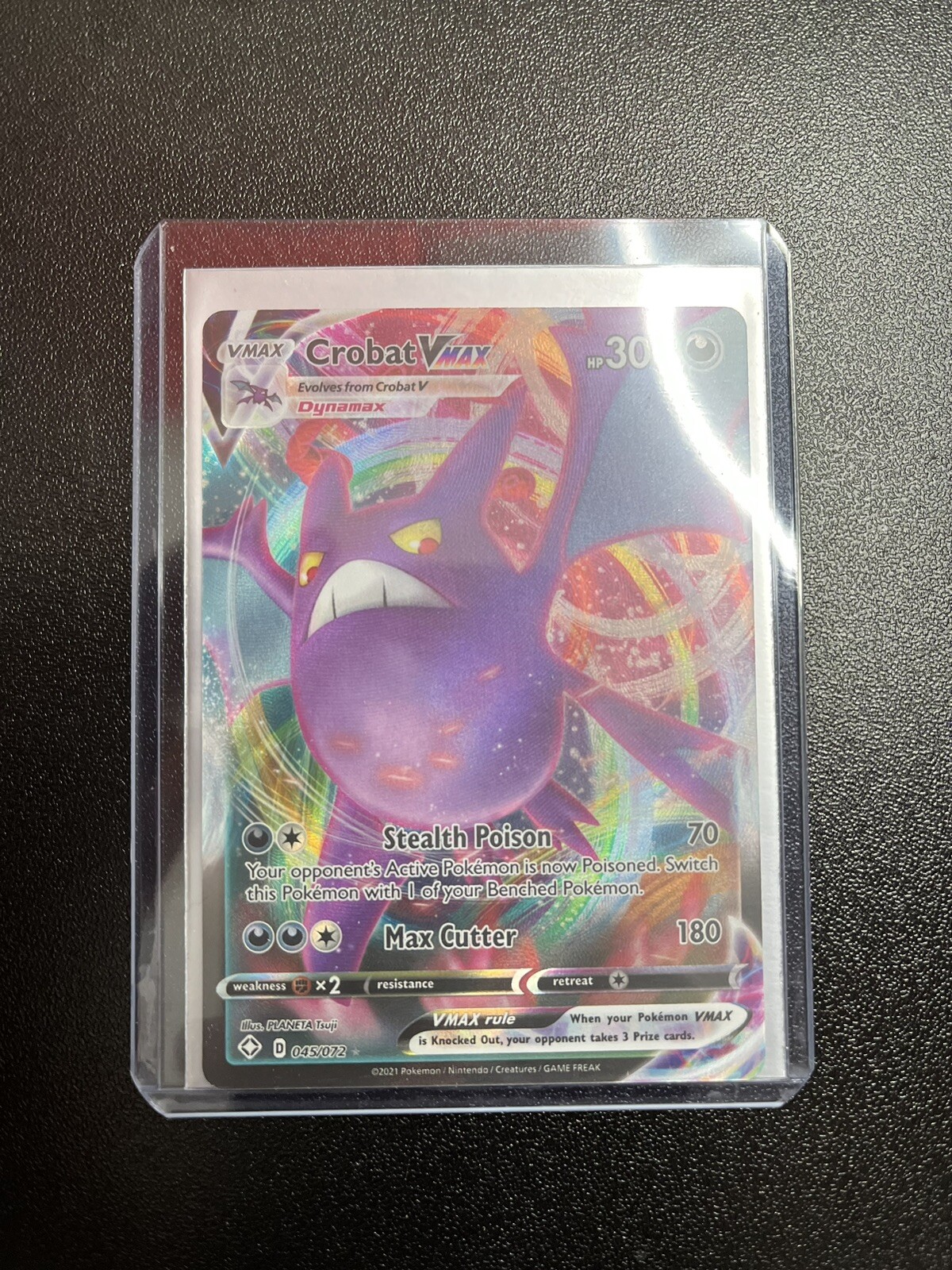Crobat Vmax 045/072 Shining Fates- Ultra Rare Full Art Pokemon Card | eBay