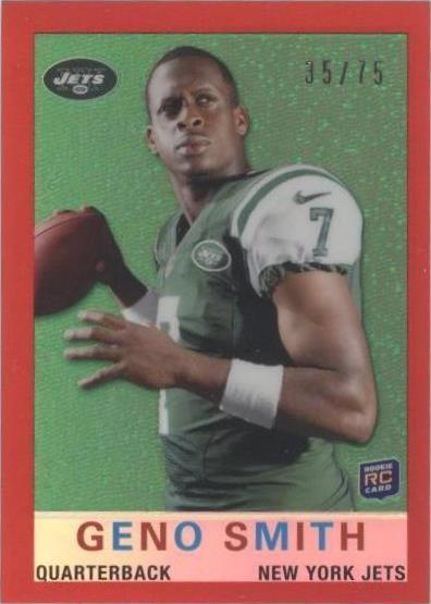 2013 Topps Chrome - 1959 Design Mini Geno Smith #2 Red Refractor /75 ...