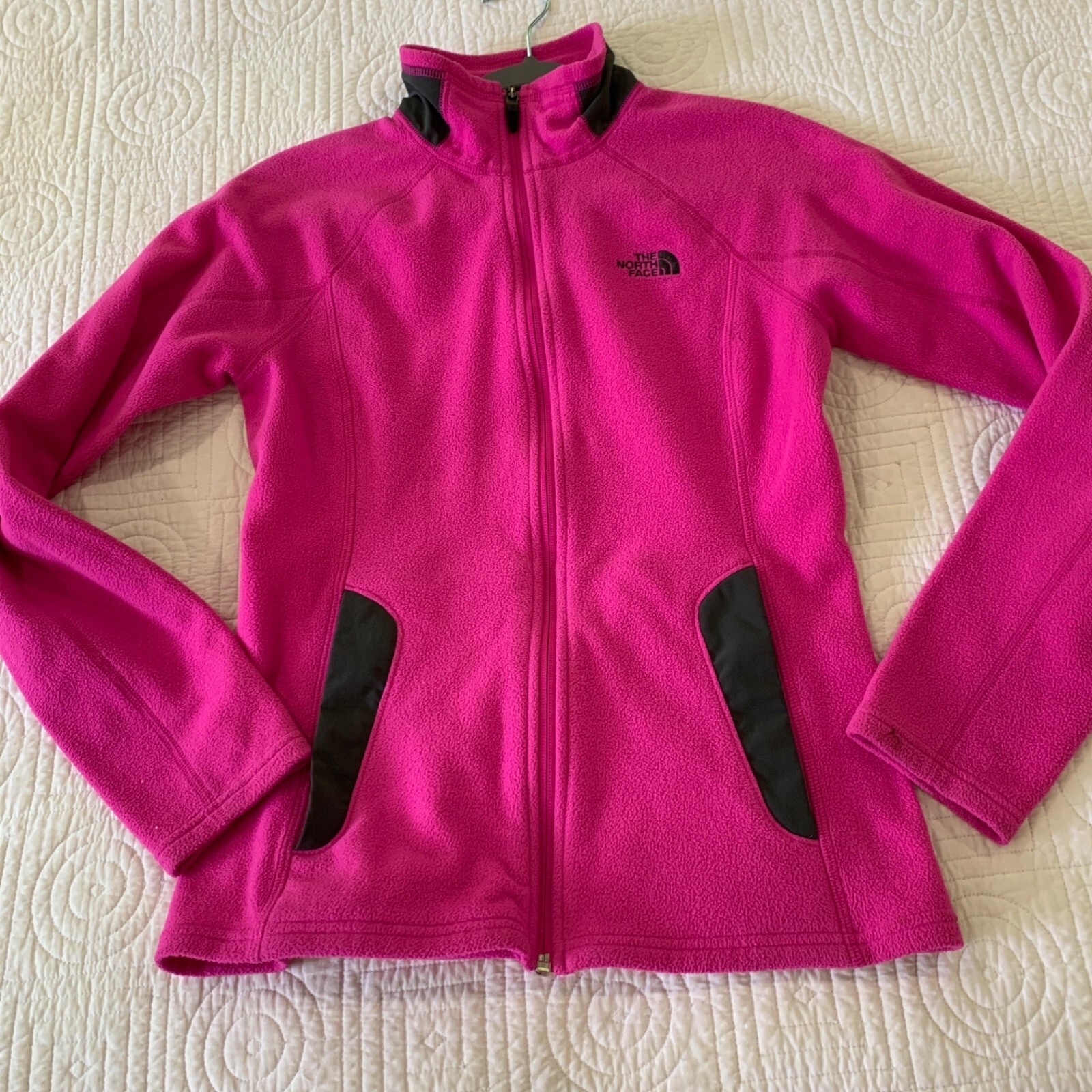 The North Face women’s Pink Fleece Jacket Sweatshirt XS | eBay