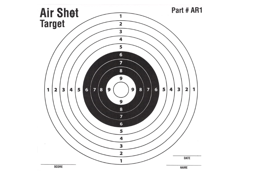 Paper Targets 100 Pack Gamo Air BB Gun Rifle Target Bullets Pistol ...