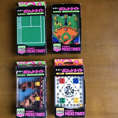 TOMY POCKET MATE Made in Japan VINTAGE GAME Retro Toy -Set of 4 | eBay