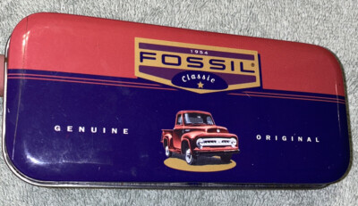 Fossil Metal Wrist Watch Tin/Case “Fossil Classic - Truck” Series 0043 ...