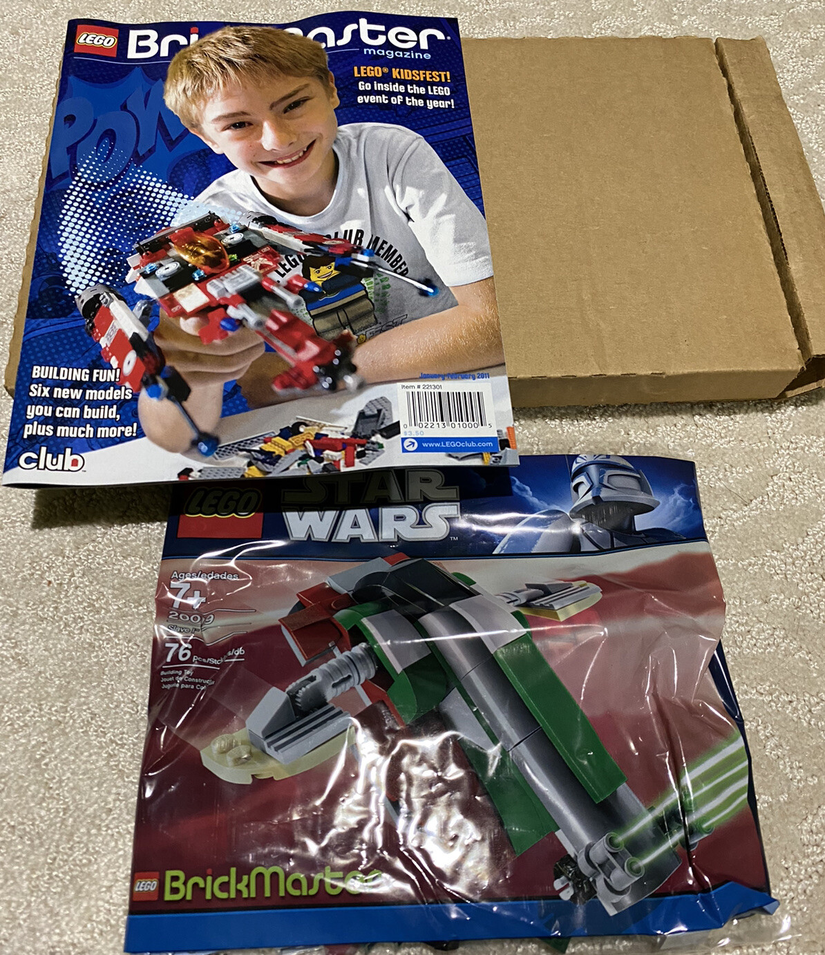 LEGO BRICKMASTER PACKs 20010 20019 Star Wars Republic Gunship Magazines ...