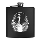6oz (170ml) 'Majestic Peacock' Pocket Hip Flask (HP00034287) | eBay
