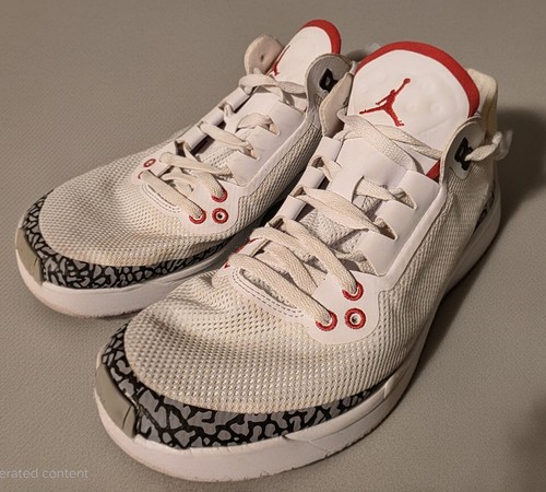 Nike Air Jordan 88 Racer Trainer White Cement Fire Red Shoes AV1200-100 ...