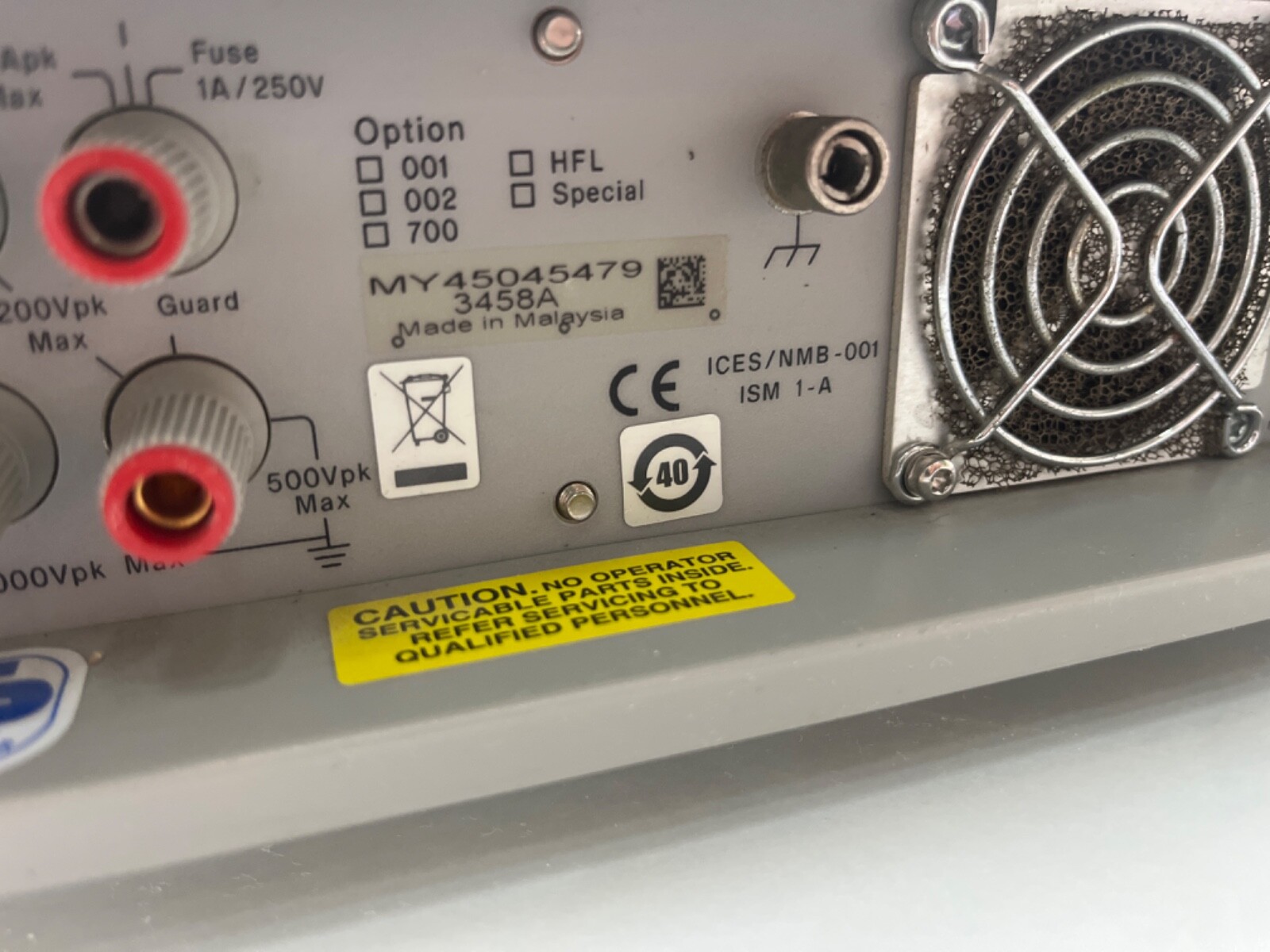 HP Agilent Keysight 3458A 8.5 Digits Digital Bench Multimeter ( read ...