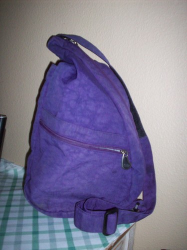 AMERIBAG Vintage Purple Healthy Back Sling Shoulder BackPack Bag Purse ...