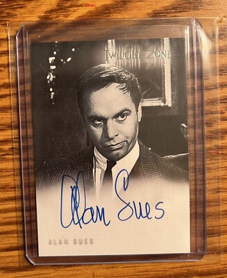 TWILIGHT ZONE ALAN SUES AUTOGRAPHED CARD #A74 GUARANTEED AUTHENTIC NR ...