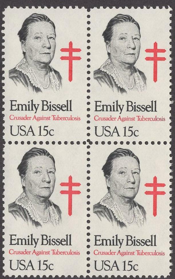Scott # 1823 - US Block Of 4 - Emily Bissell - MNH -1980 | eBay