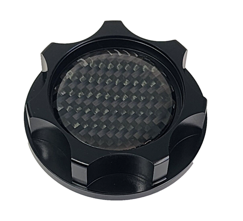 NEW BLACK ENGINE RACING OIL CAP CARBON FIBER FOR HONDA ACURA CIVIC ...