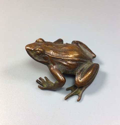 Collectable Copper Solid Frog Statue Tea Pet home table decoration | eBay