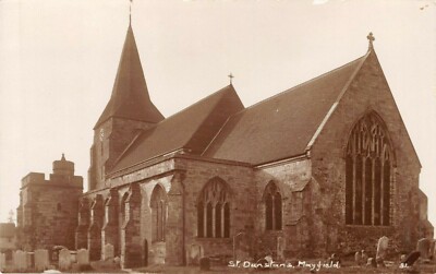MAYFIELD SUSSEX ENGLAND~ST DUNSTAN'S CHURCH~H CAMBURN PHOTO POSTCARD | eBay