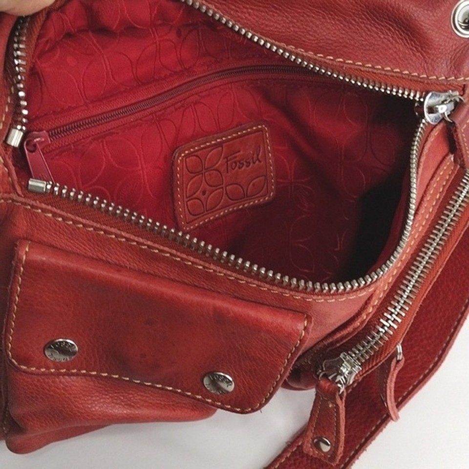 Vintage Fossil Sutter Soft Leather Crossbody Women's Shoulder Bag | eBay