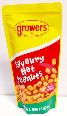 Growers Savoury Hot Peanuts (3 Packs x 80g) | eBay
