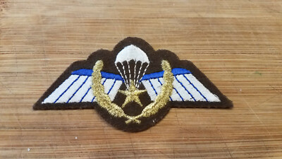 Netherlands Parachute badge Cloth jump wings full A Wing Combat Jump ...