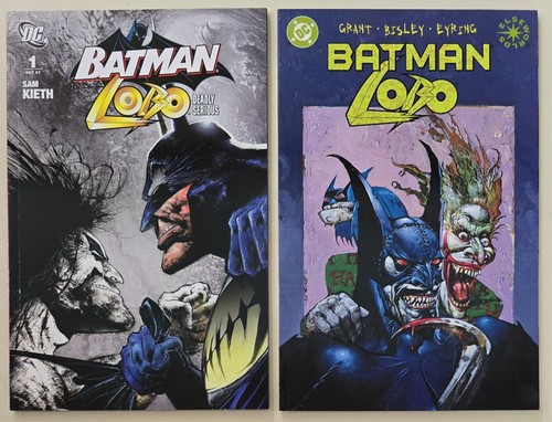 Batman/Lobo #1 DC Elseworlds One Shot 2000 & Deadly Serious TPB Lot-2 ...