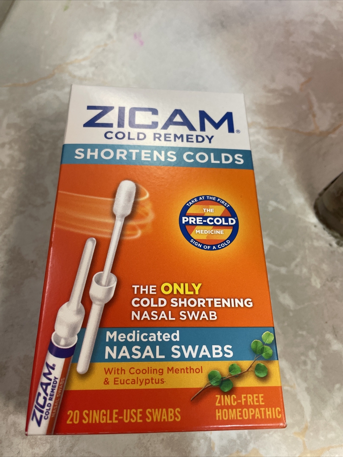 Zicam Cold Remedy Nasal Swabs - 20 Count for sale online | eBay
