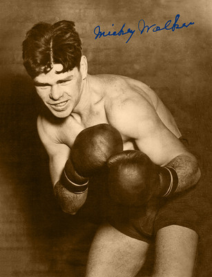 MICKEY WALKER 1925 Boxing Champion WW & MW 8x10 Photograph Autograph RP ...