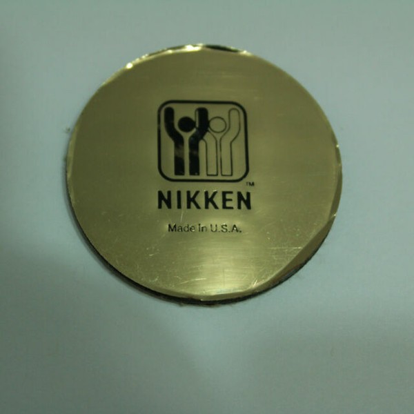 Nikken Kenko Gold Mini 1.5" Dia Promo Pad Magnet for sale online | eBay