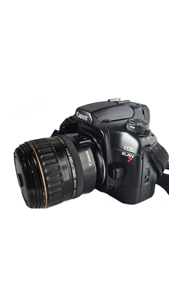 Canon Kit EOS Elan 7e 35mm SLR Film 28 - 80 Mm Lens Speedlite 550Ex ...