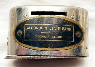 Vintage #4882 Algonquin State Bank Mini Coin Algonquin, IL Stronghart ...