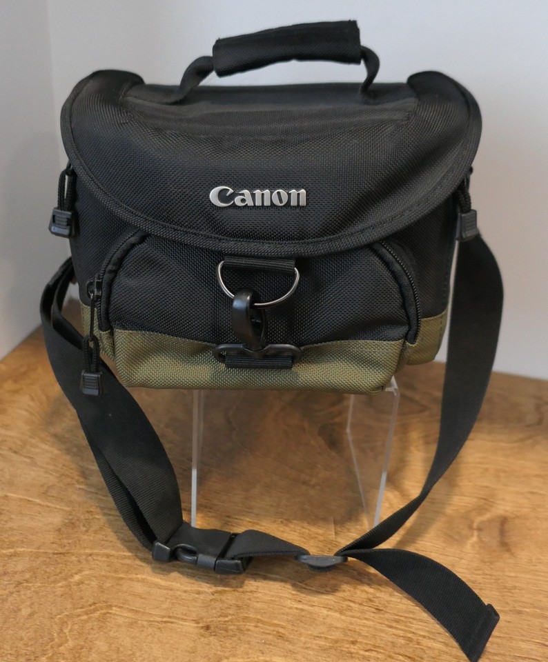 Canon 100EG Camera Gadget Bag Extra Padded Shoulder Strap Nice | eBay