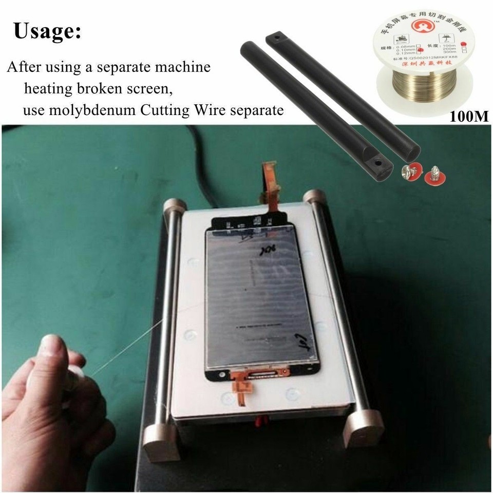 Gold&White Cellphone Molybdenum Cutting Wire Plastic With Stick Handle ...