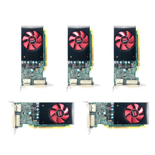 5X DELL AMD RADEON R5 430 2GB GDDR5 PCI-e3.0X8 DVI/DP LP GRAPHICS CARD ...